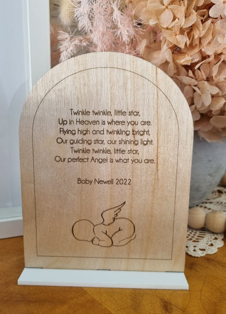 Miscarriage Keepsake Plaque – Little Luxe - By Lyndal